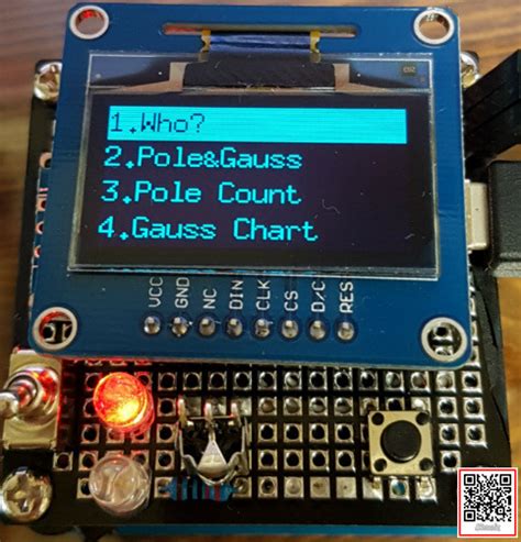 아두이노 Oled 메뉴 선택 화면