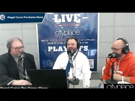 Illegal Curve Pre Game Show Winnipeg Jets V Colorado Avalanche Game YouTube