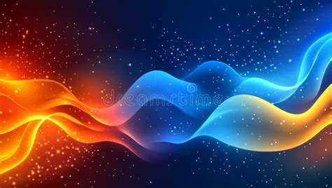 A Complex Network Is Formed By Interconnected Lines Of Light Featuring Vibrant Nodes That Glow