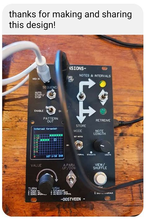 Erik Oostveen On Linkedin Esp32 Eurorackmodule Synthdiy