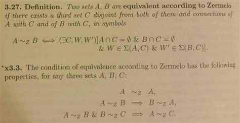 Set Theory Show That Cardinality Of A Set Is An Equivalent Relation Equivalent According To