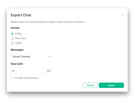 Element 191 Chat Export Is Finally Here