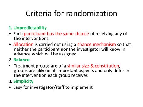 Randomisation Techniques Pdf