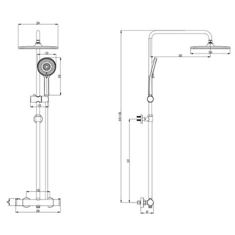 Душова система з термостатом для душу Devit Do It 5050070 хром купити в магазинах АГРОМАТ