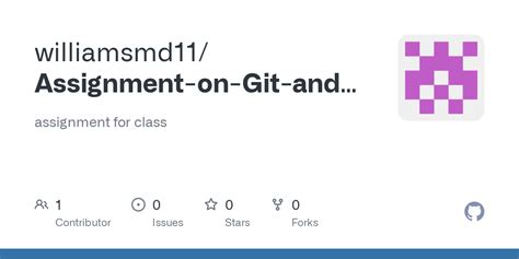 releases · williamsmd11 assignment on git and github1 · github