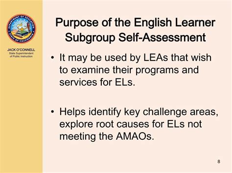 Ppt English Learner Subgroup Self Assessment 2009 10 Edition Powerpoint Presentation Id301643