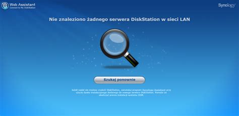 Synology Web Assistant Zastępuje Synology Assistant Backup Academy