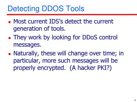 distributed denial of service attacks ppt download