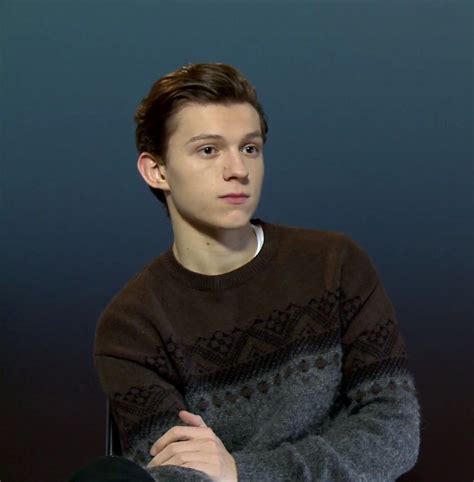 Tom Holland But Seriously Look At That Pretty Face How Can You Not