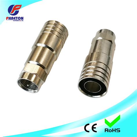 Rg11 Crimp Rf Connector For Coaxial Cable China Crimp Connector And Cable Connector