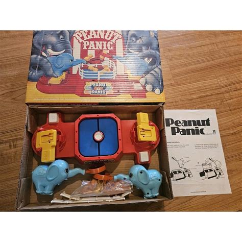 Vintage Peanut Panic Board Game 1979 Tomy 100 Complete Etsy