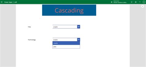 cascading drop downs in power apps rishan solutions