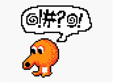Pixel Art Q Bert Hd Png Download Kindpng