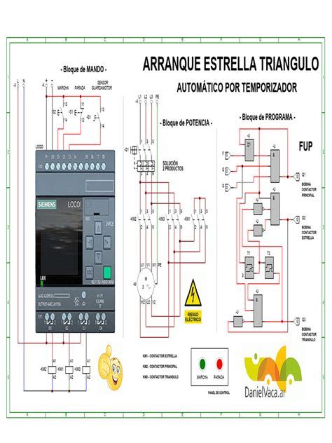 Control De Motores Esquema Eléctrico Pdf