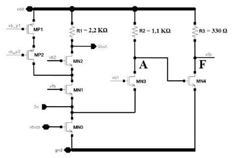 Common Gate Feedforward Tia Download Scientific Diagram