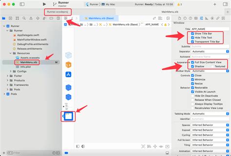 Flutter Desktop Mac 隐藏标题栏 Buf1024