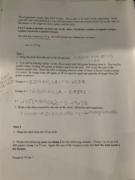 Solved Physics Need Help Completing Part A And B Dont