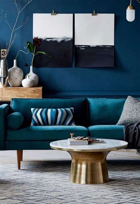 Sofá Azul Invista Nessa Tendência De Decoração 62 Modelos