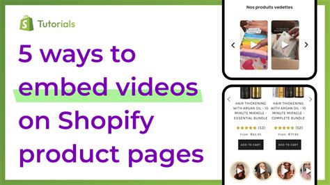 5 Ways To Embed Videos On To Your Shopify Store Platform