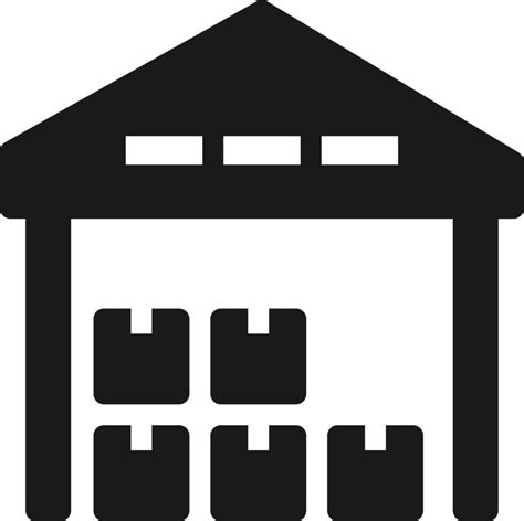 Mass Production Warehouse Icon Vector Simple Element Illustration