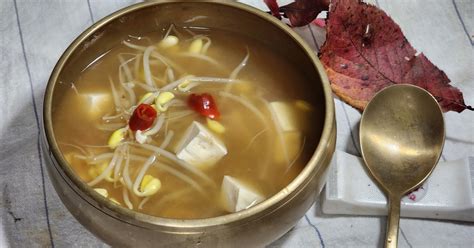 뚝딱 쉽게 만드는 국물요리 콩나물된장국