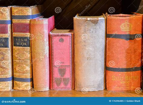 Old Books On Shelf Editorial Image Image Of Classical 176396485