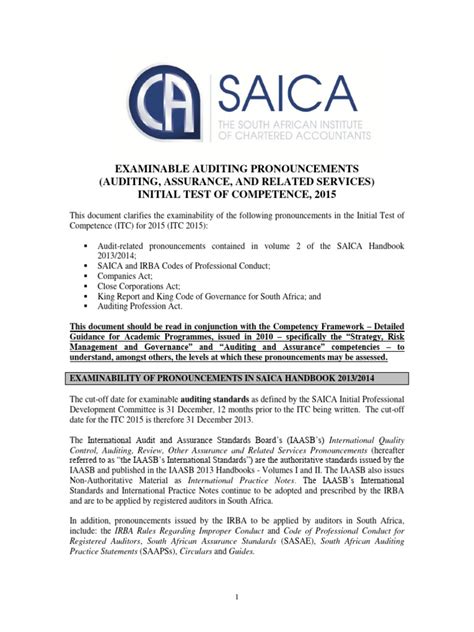 Saica Handbook Auditing Compress Pdf Financial Audit Audit