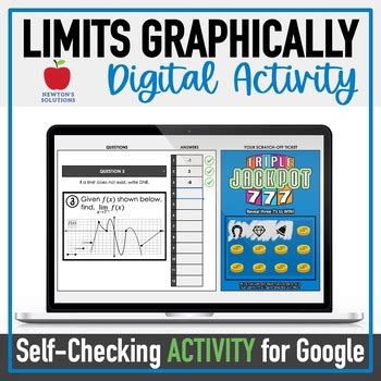 Evaluating One Sided And Two Sided Limits Graphically Digital Activity