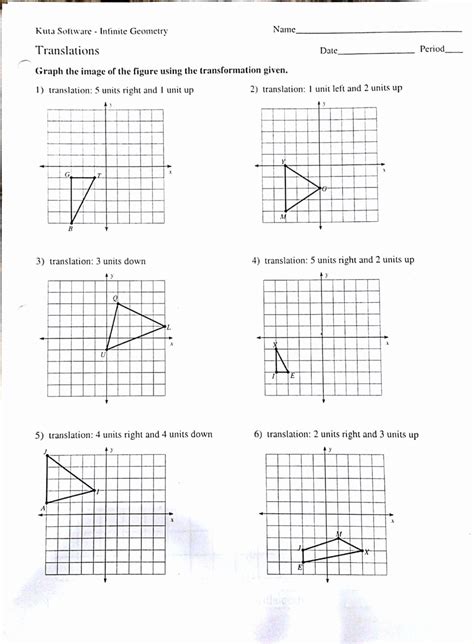 50 Sequence Of Transformations Worksheet Chessmuseum Template Library