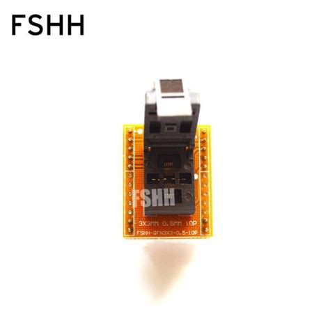 Qfn10 To Dip10 Programmer Adapter Wson10 Mlf10 Dfn10 Socket Pitch 0 5mm