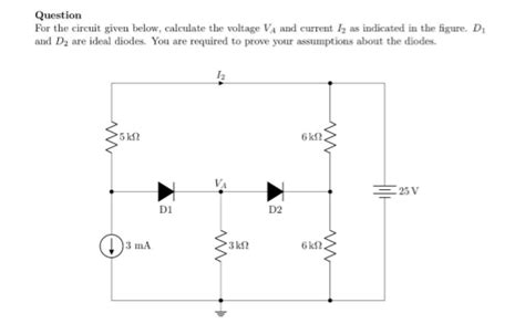 solved questionfor the circuit given below calculate the