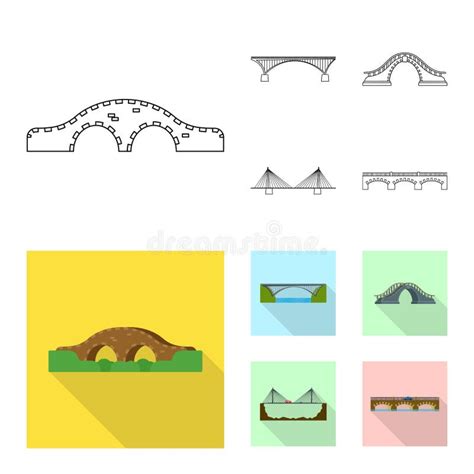 Isolated Object Of Connection And Design Icon Set Of Connection And Side Stock Vector