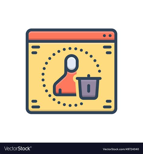 Delete User Royalty Free Vector Image VectorStock
