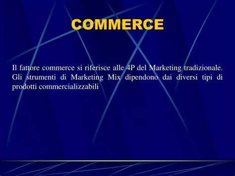 PPT COMMERCE PowerPoint Presentation Free Download ID