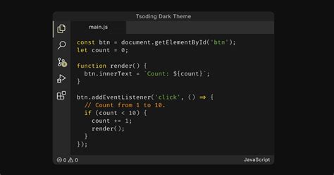 tsoding theme by joaoajmatos vs code themes