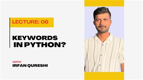 What Are Keywords In Python A Complete Guide To Pythons Reserved Words Youtube