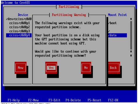 Computer Science And Co How To Install Centos 55 On Any Gpt Partition