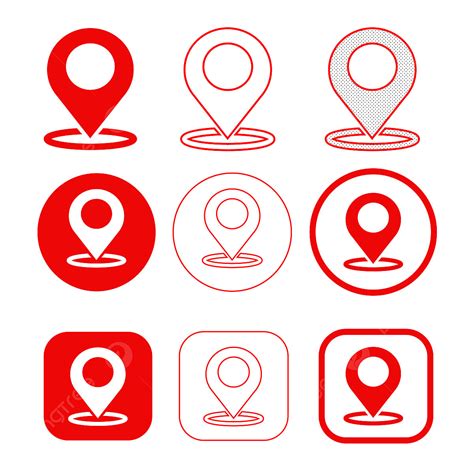 Gps Pointer Vector PNG Images Simple Map Pointer Gps Icon Sign Design Map Icons Gps Icons