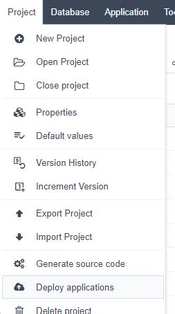 Typical Deploy Scriptcase Low Code Documentation