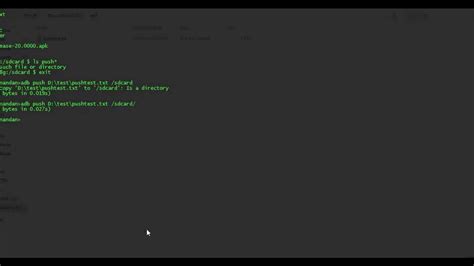 How To Use Adb Push Command To Copy File From Local System To Android