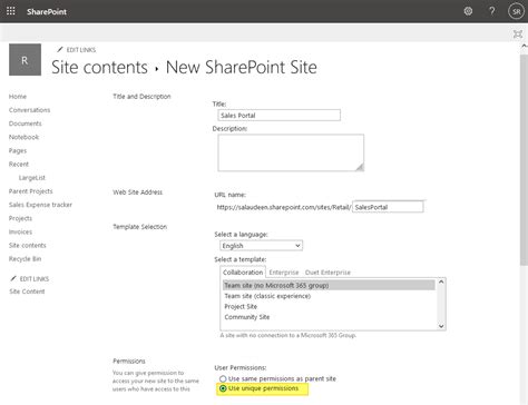 Sharepoint Online Create Subsite With Unique Permissions Using Powershell Sharepoint Diary