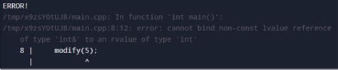 How Can A Non Const Reference Not Bind To A Temporary Object