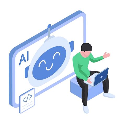 Premium Vector An Illustration Design Of Robot Programming