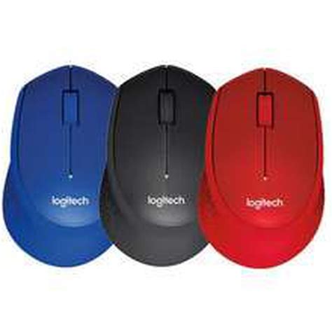 Logitech Mouse Wirelles M331 Silent Red