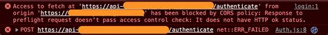 Fetch Blocked By Cors It Does Not Have Ok Status Aws Repost