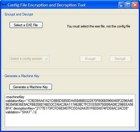 UI Encryption Tools For NET 2 0