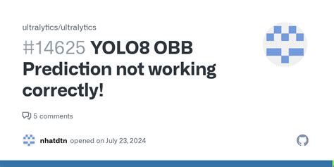 Yolo8 Obb Prediction Not Working Correctly · Issue 14625