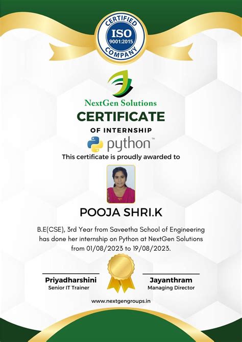 Pooja Shri On Linkedin Pythonprogramming Softwaredevelopment Internshipexperience