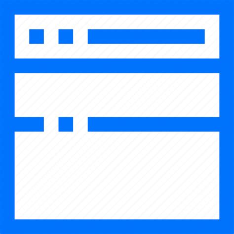browser flowchart layout sections two website wireframe icon