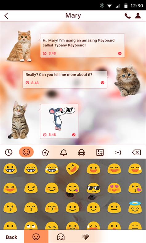 Cute Cat Themeandemoji Keyboard App On Amazon Appstore